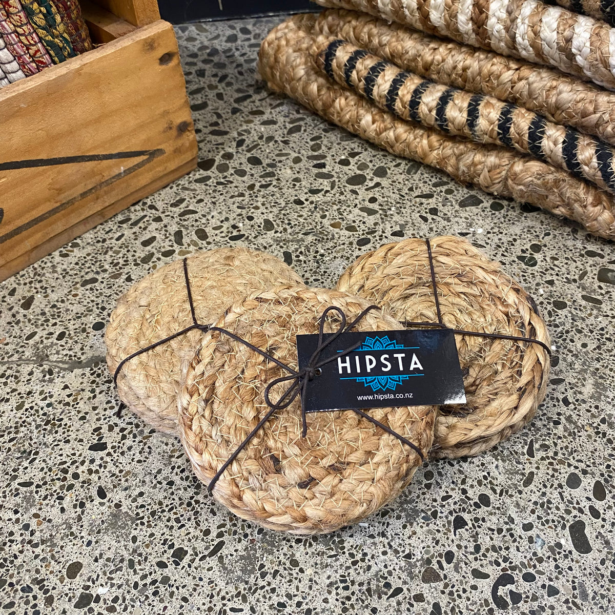 Jute Coaster (4 pieces) – Hipsta NZ