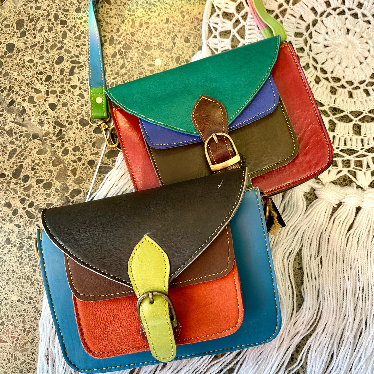 Multi Leather Bag – Hipsta NZ