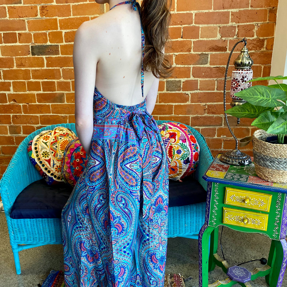 Silk Halter Straight Leg Jumpsuit – Hipsta NZ
