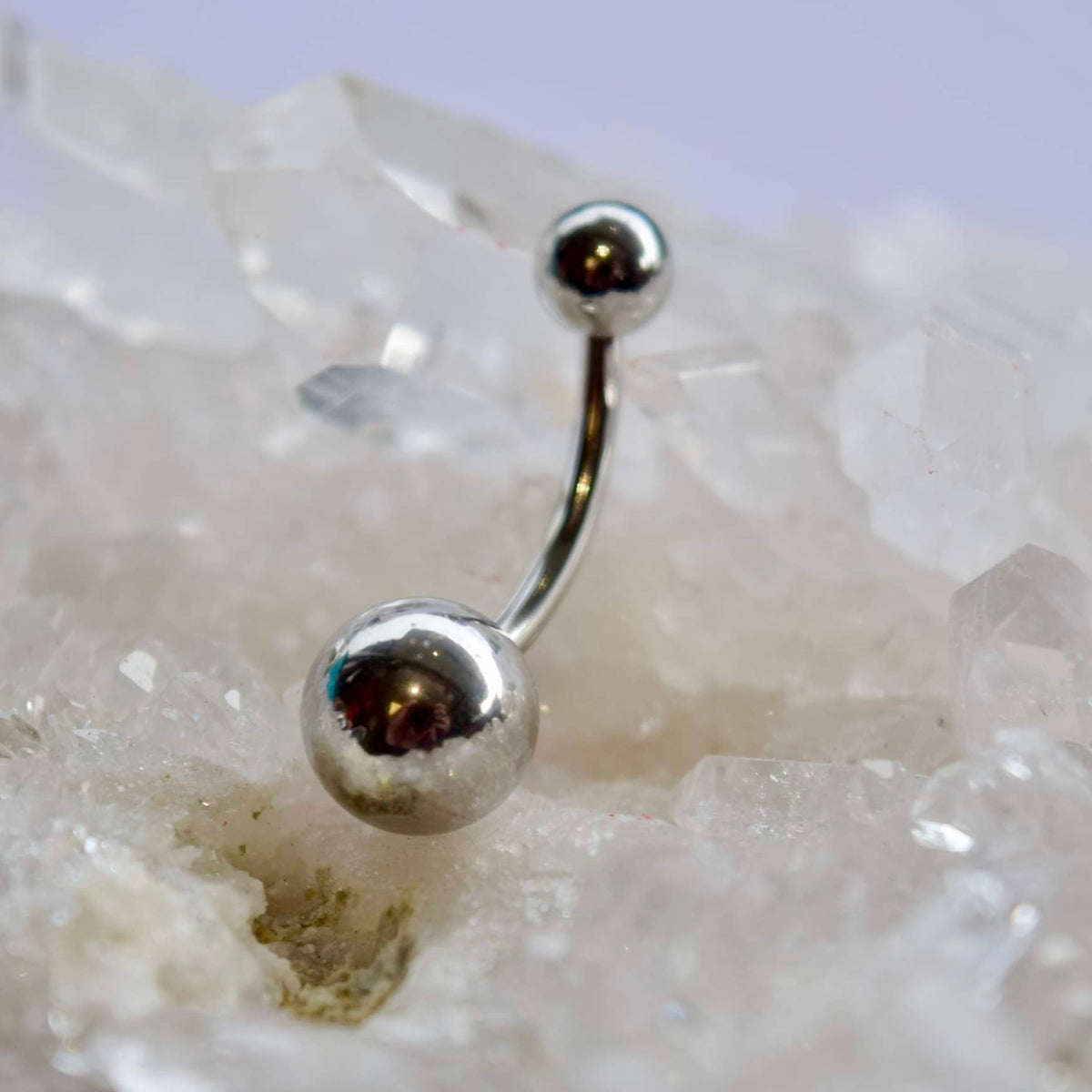 Plain Surgical Steel Belly Bar – Hipsta NZ