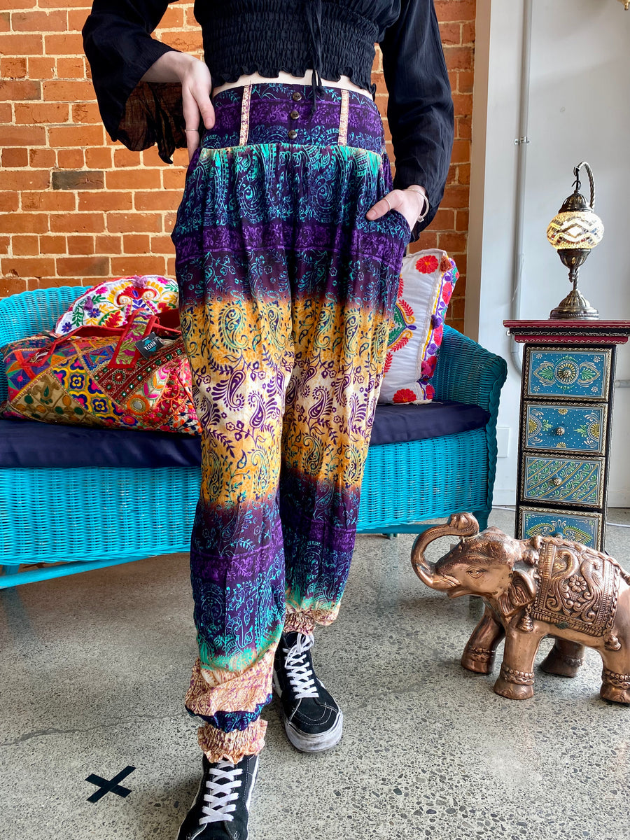 Coco Button Pants - Winter Sunset – Hipsta NZ