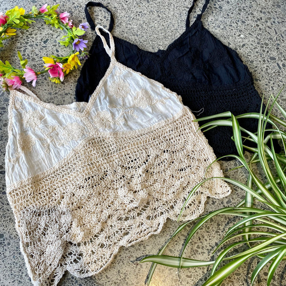 Lace Singlet Crop – Hipsta NZ